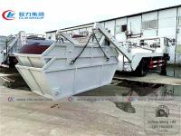China Howo 4x2 8cbm Swing Arm Garbage Truck 8000kg Load Capacity Euro 2 for sale