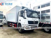 China Shacman L3000 4x2 Refrigerated Van Truck 10-15T Capacity 30m³ Volume with -18°C Freezer Unit for sale