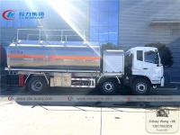 China Dongfeng Kingrun 6x2 16000L Aluminum Alloy Fuel Tanker Truck for Jet Fuel for sale