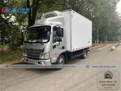 China Foton Forland 4x2 5 Ton Refrigerated Truck with Thermo King Freezer Unit 5100x1970x1900mm for sale