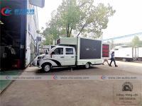 China Foton Xiangling 4x2 LED Advertising Truck P3 P4 P5 P6 Mobile Billboard 5995mm for sale