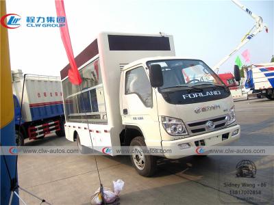 China Foton Forland 4x2 LED Billboard Truck P6 Full Color Display 5995x2090x3260mm for sale