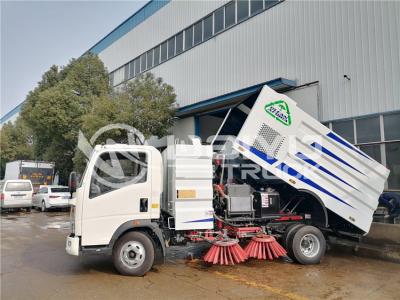China Howo 7.5m3 Vacuum Sweeper Truck 3m Working Width for Airport Street Cleaning for sale