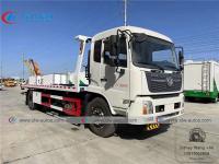 China Dongfeng Kingrun 4x2 210HP 10T Flatbed Wrecker Tow Truck Euro 4-6 for sale
