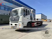 China Dongfeng Kingrun 4x2 210HP 10T Flatbed Wrecker Tow Truck Euro 4-6 for sale
