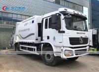 China SHACMAN 4x2 6 Wheeler Rear Loader Compressed Garbage Truck 14-16 CBM Capacity 270HP Diesel Engine for sale
