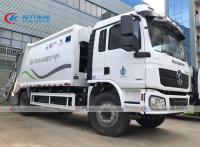China SHACMAN 4x2 6 Wheeler Rear Loader Compressed Garbage Truck 14-16 CBM Capacity 270HP Diesel Engine for sale