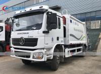 China SHACMAN 4x2 6 Wheeler Rear Loader Compressed Garbage Truck 14-16 CBM Capacity 270HP Diesel Engine for sale