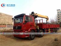 China Shacman F3000 8x4 Truck Mounted Telescopic Boom Crane 16 Tons Lifting Capacity for sale