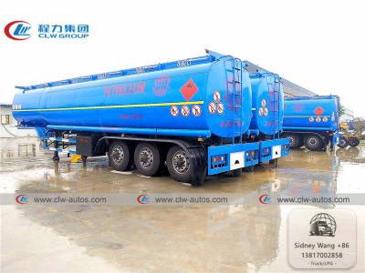 China Tri Axle 55000L 40T 45T Fuel Transport Truck Semi Trailer Carbon Steel Stainless Steel Aluminum Alloy for sale