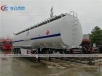 China 50000 Liters 40 Tons 3 Axle Fuel Oil Tanker Truck Semi Trailer for Diesel Gasoline for sale