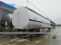 China 50000 Liters 40 Tons 3 Axle Fuel Oil Tanker Truck Semi Trailer for Diesel Gasoline for sale