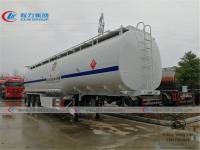 China 50000 Liters 40 Tons 3 Axle Fuel Oil Tanker Truck Semi Trailer for Diesel Gasoline for sale