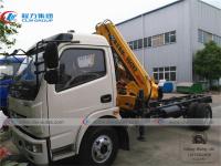 China Dongfeng Duolicar 4T 5T Folding Arm Hydraulic Boom Truck Crane with XCMG Crane for sale