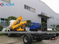 China Dongfeng Duolicar 4T 5T Folding Arm Hydraulic Boom Truck Crane with XCMG Crane for sale