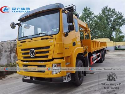China Dongfeng 6x4 10 Ton Truck Mounted Telescopic Boom Crane with Construction Equipment for sale