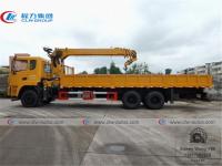 China Dongfeng 6x4 10 Ton Truck Mounted Telescopic Boom Crane with Construction Equipment for sale