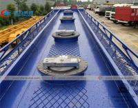 China 3 Axle 45000L Fuel Tank Semi Trailer 36T 42T Diesel Gasoline Transport for sale