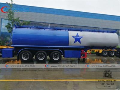 China 3 Axle 45000L Fuel Tank Semi Trailer 36T 42T Diesel Gasoline Transport for sale