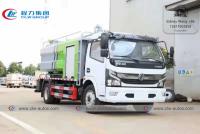 China Dongfeng Kaipute 3000L Water Tank 7000L Septic Tank Vacuum Suction Truck 4x2 for sale
