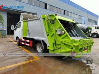 China Dongfeng Tuyi 4x2 5000L 3T 4T Rear Loader Garbage Compactor Truck for sale