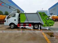China Dongfeng Tuyi 4x2 5000L 3T 4T Rear Loader Garbage Compactor Truck for sale