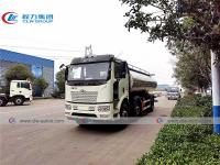 China FAW 6x2 18000 Liters SS 304 2B Milk Transport Tanker Truck for Fresh Milk for sale