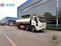 China FAW 6x2 18000 Liters SS 304 2B Milk Transport Tanker Truck for Fresh Milk for sale