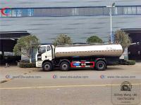 China FAW 6x2 18000 Liters SS 304 2B Milk Transport Tanker Truck for Fresh Milk for sale