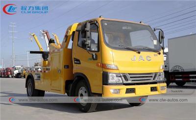 China JAC 4x2 3T 5T Wrecker Towing Truck 7370x2300mm Road Recovery for sale