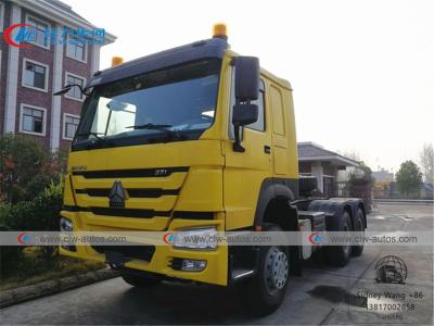 China Sinotruk HOWO 371HP 6x4 Tractor Head with 45,000 kg Hauling Capacity and 400L Fuel Tank for sale