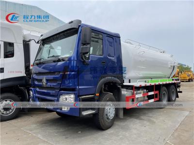 China SINOTRUK HOWO 16cbm Sewage Suction Truck with Italy BP Vacuum Pump 6x4 for sale