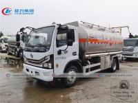 China Dongfeng Duolicar 10000L 8T 4x2 Fuel Transport Tank Truck with Dispenser for sale