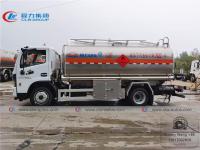 China Dongfeng Duolicar 10000L 8T 4x2 Fuel Transport Tank Truck with Dispenser for sale