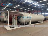 China Skid Mounted 10 Ton LPG Gas Cylinder Filling Station 20cbm Tank for sale