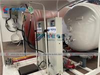 China Skid Mounted 10 Ton LPG Gas Cylinder Filling Station 20cbm Tank for sale