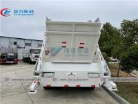 China LHD 10m3 Swing Arm Skip Loader Garbage Truck for sale
