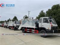 China LHD 10m3 Swing Arm Skip Loader Garbage Truck for sale
