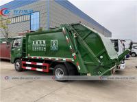China LHD Dongfeng 6cbm Compressed Garbage Truck With Double Operation System for sale