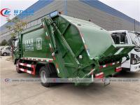 China LHD Dongfeng 6cbm Compressed Garbage Truck With Double Operation System for sale