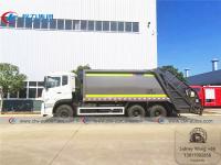 China Dongfeng Kinland 6x4 18-20 CBM Garbage Compactor Truck Cummins 245HP for sale