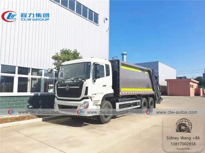 China Dongfeng Kinland 6x4 18-20 CBM Garbage Compactor Truck Cummins 245HP for sale