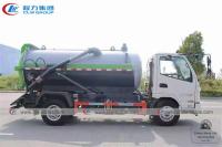 China KAMA 4x2 5000L Vacuum Sewage Suction Truck 5cbm Septic Tank Sanitation Vehicle for sale
