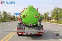 China KAMA 4x2 5000L Vacuum Sewage Suction Truck 5cbm Septic Tank Sanitation Vehicle for sale