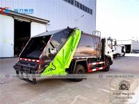 China Foton Rowor 4x2 7000 Liters 6 Ton Compactor Garbage Truck Waste Collection for sale