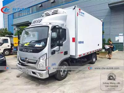 China FOTON Ollin 4x2 5-8 Ton Refrigerated Box Truck with 156HP Diesel Engine for sale