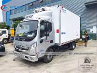 China FOTON Ollin 4x2 5-8 Ton Refrigerated Box Truck with 156HP Diesel Engine for sale