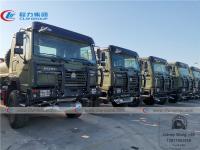 China Sinotruk Howo 4x4 290HP 10000L Fuel Tank Truck Off Road Diesel Tanker for sale