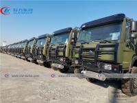 China Sinotruk Howo 4x4 290HP 10000L Fuel Tank Truck Off Road Diesel Tanker for sale