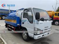 China ISUZU 4x2 5cbm Sewage Vacuum Truck Q235A Tank 5000L Sewer Cleaning for sale